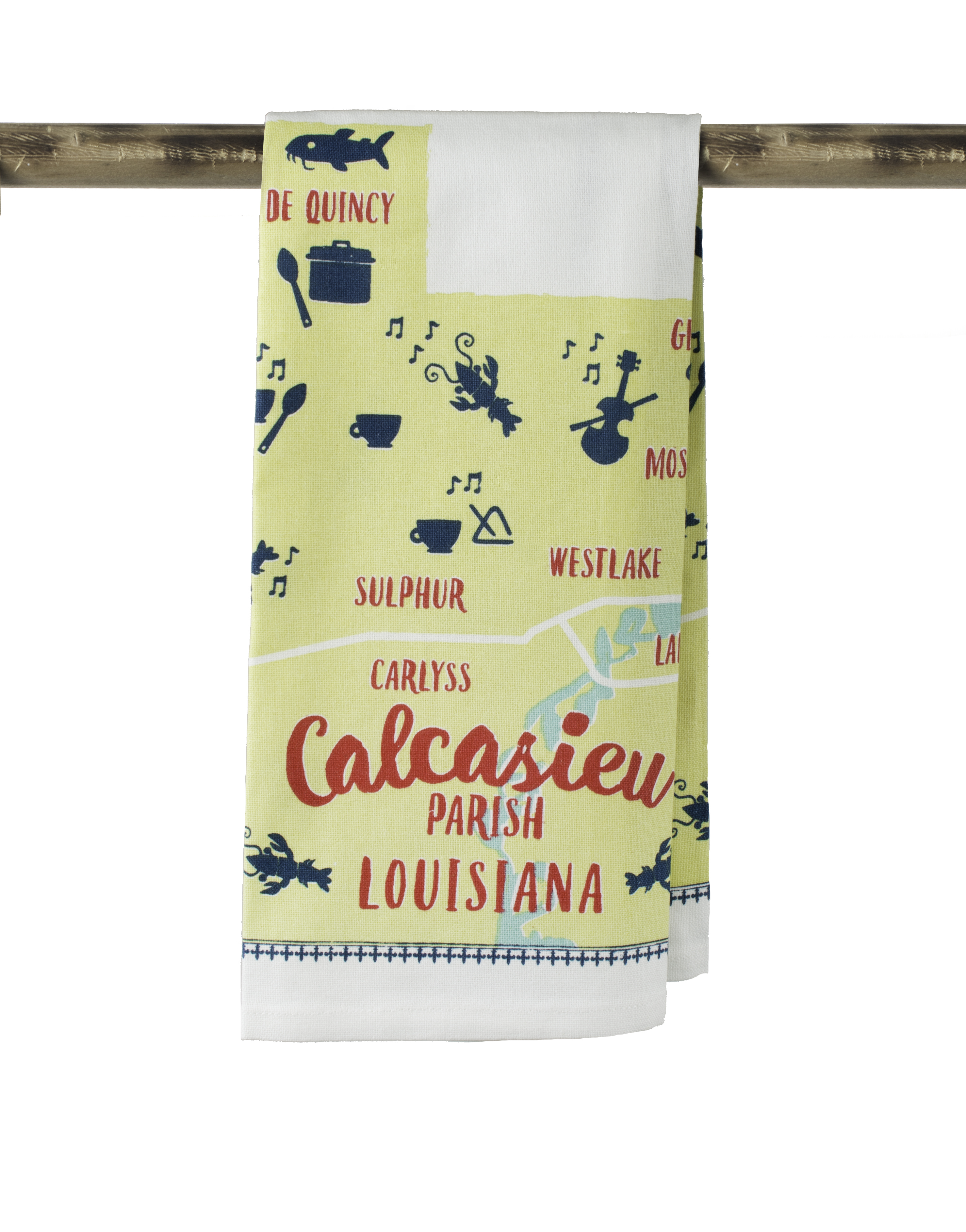 Calcasieu Parish Kitchen Towel – The Parish Line