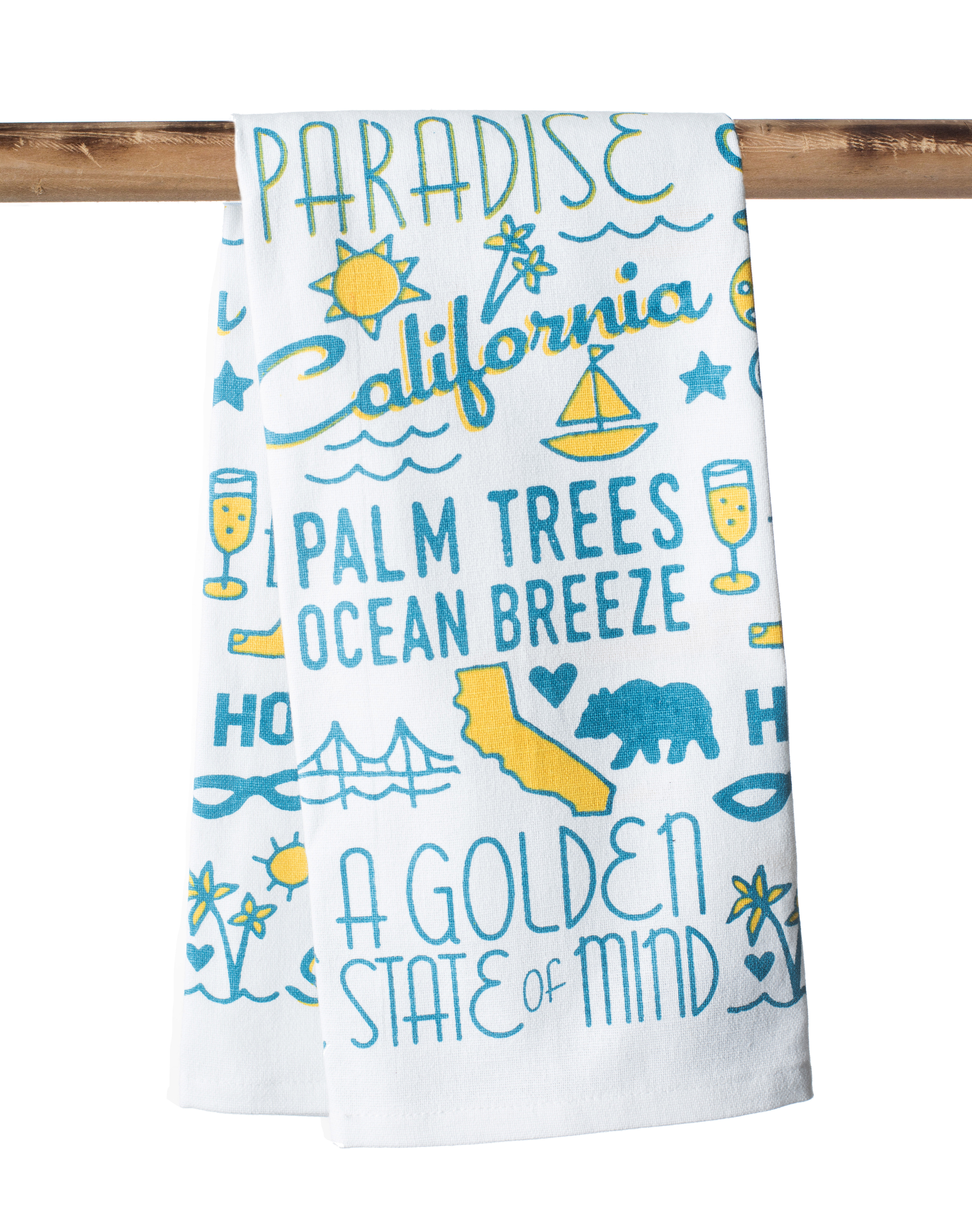 California Words Kitchen Towel – The Parish Line
