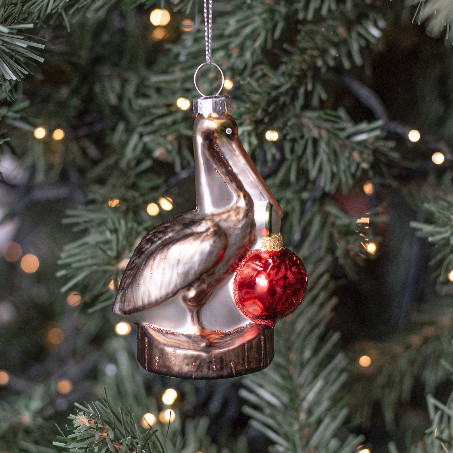 Joyeux Noel Glass Christmas Tree Ornament – The Parish Line